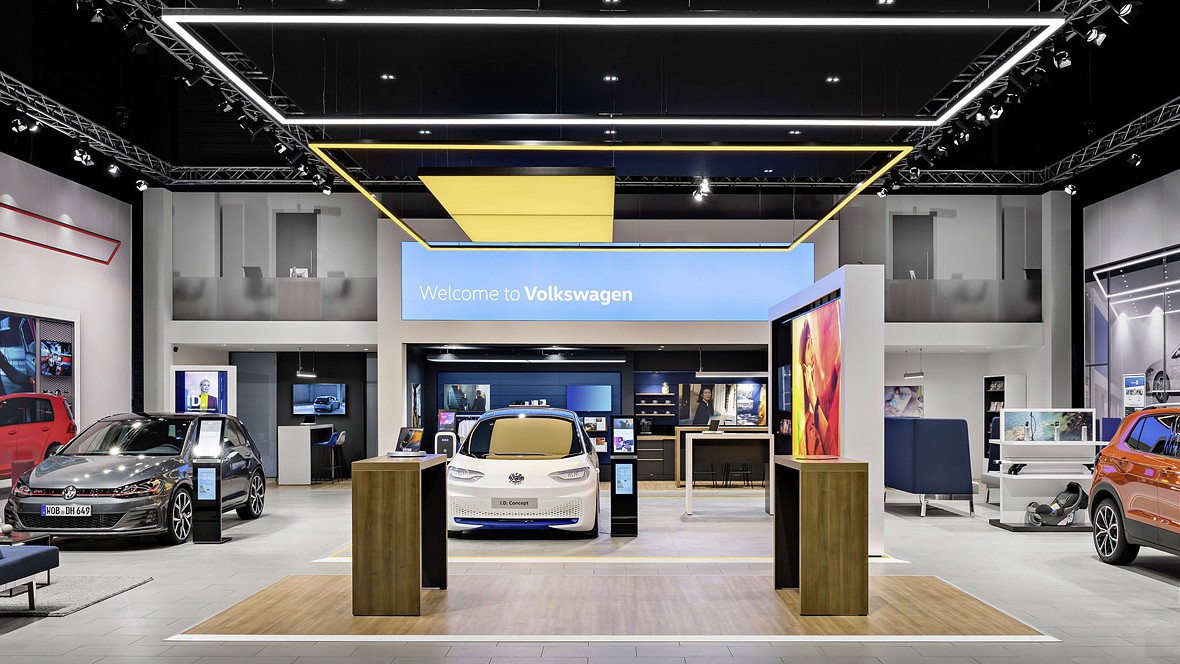 Neues Markendesign im VW-Handel
